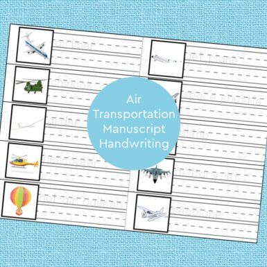 Land, Water & Air Transportation for Kids Printable MEGA Bundle ...