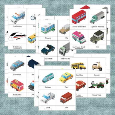 The Best Land Transportation for Kids Bundle + 2 Bonuses - The Natural ...