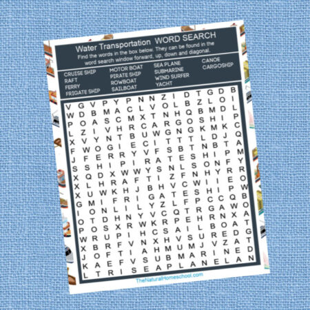 The Best Water Transportation Printable Bundle + 2 Bonuses - The ...
