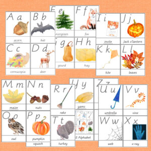 Montessori Fall Printable Bundle ~ 10 Activities - The Natural ...
